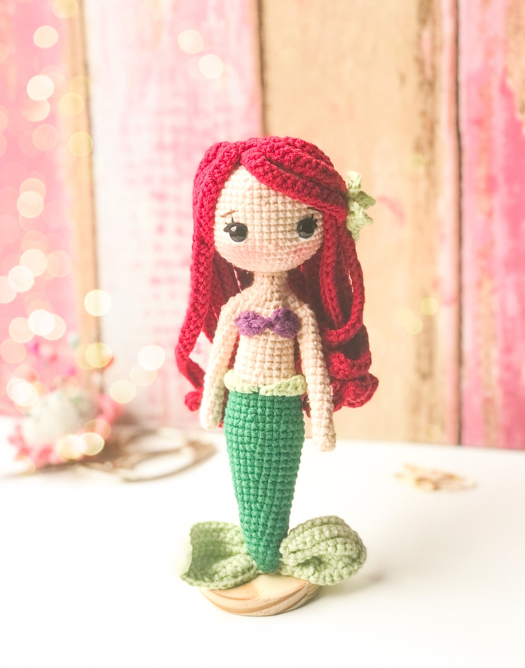 Cochet Pattern Mermaid/ Doll Mermaid Amigurumi/ Ariel Amigurumi - Etsy