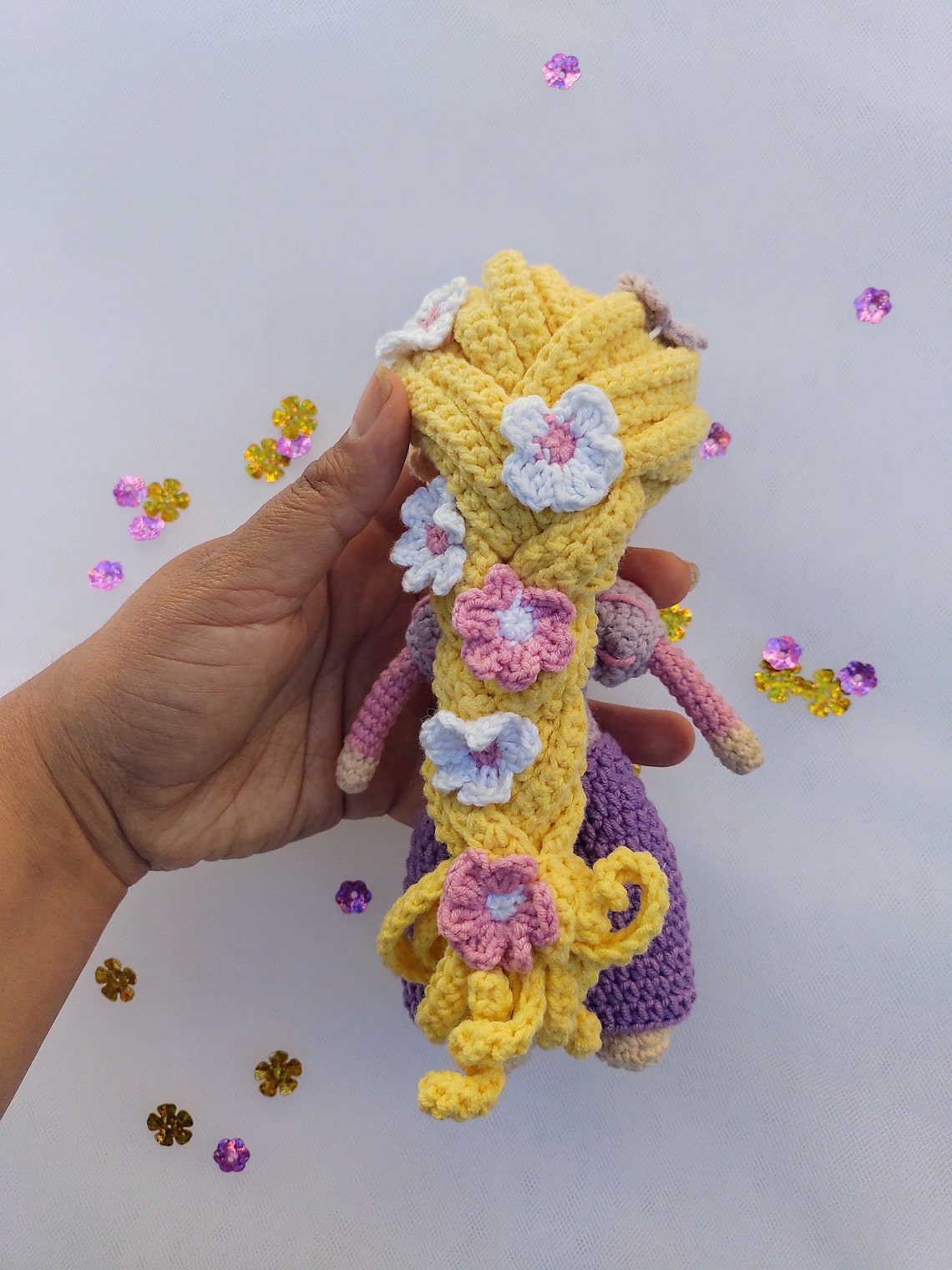 Crochet Pattern Rapunzel Patrón Crochet Princesa Rapunzel Etsy