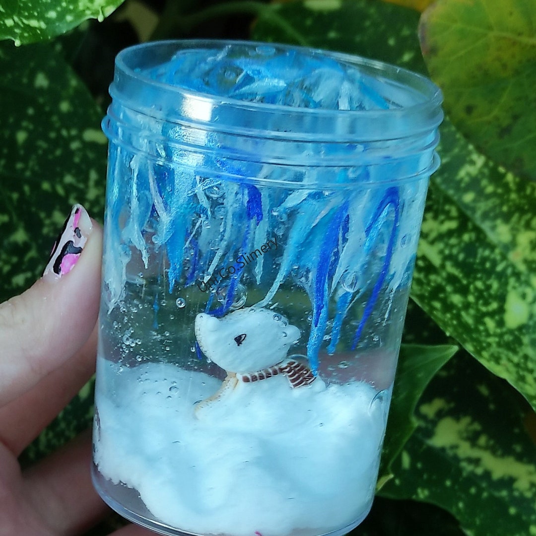 Ice Shard Cave , Clear Slime, Mica Powder Shards, Hand Made Slime, Free ...