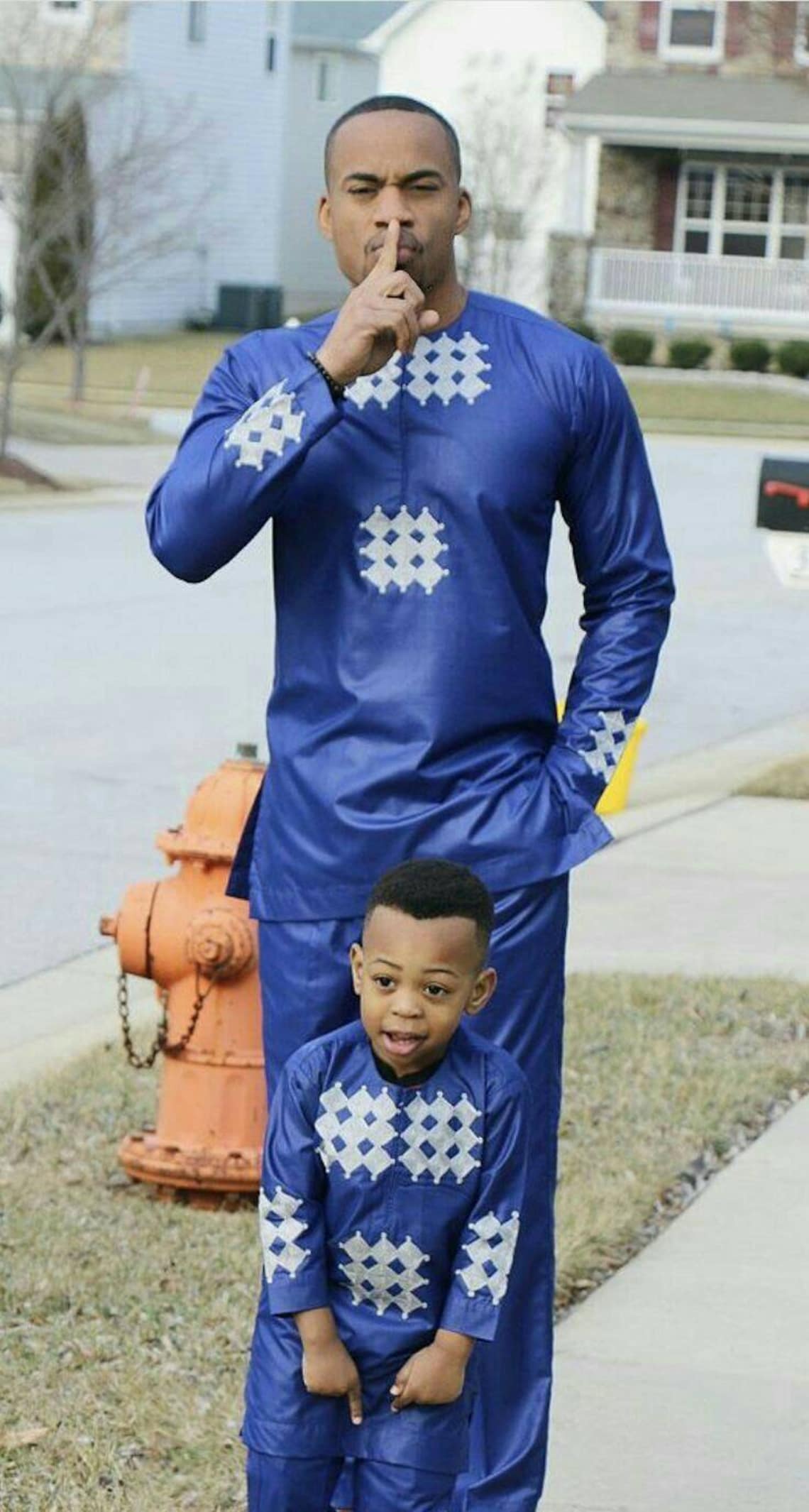Father and Son Outfit, African Men's Outfit, African Dashiki, Dashiki ...