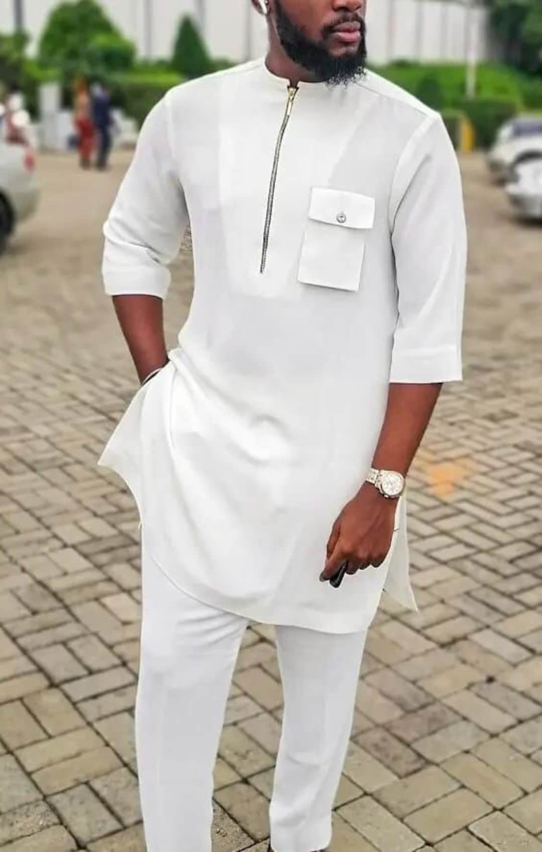 African Men Clothing, African Black Suit, African Attire, African ...