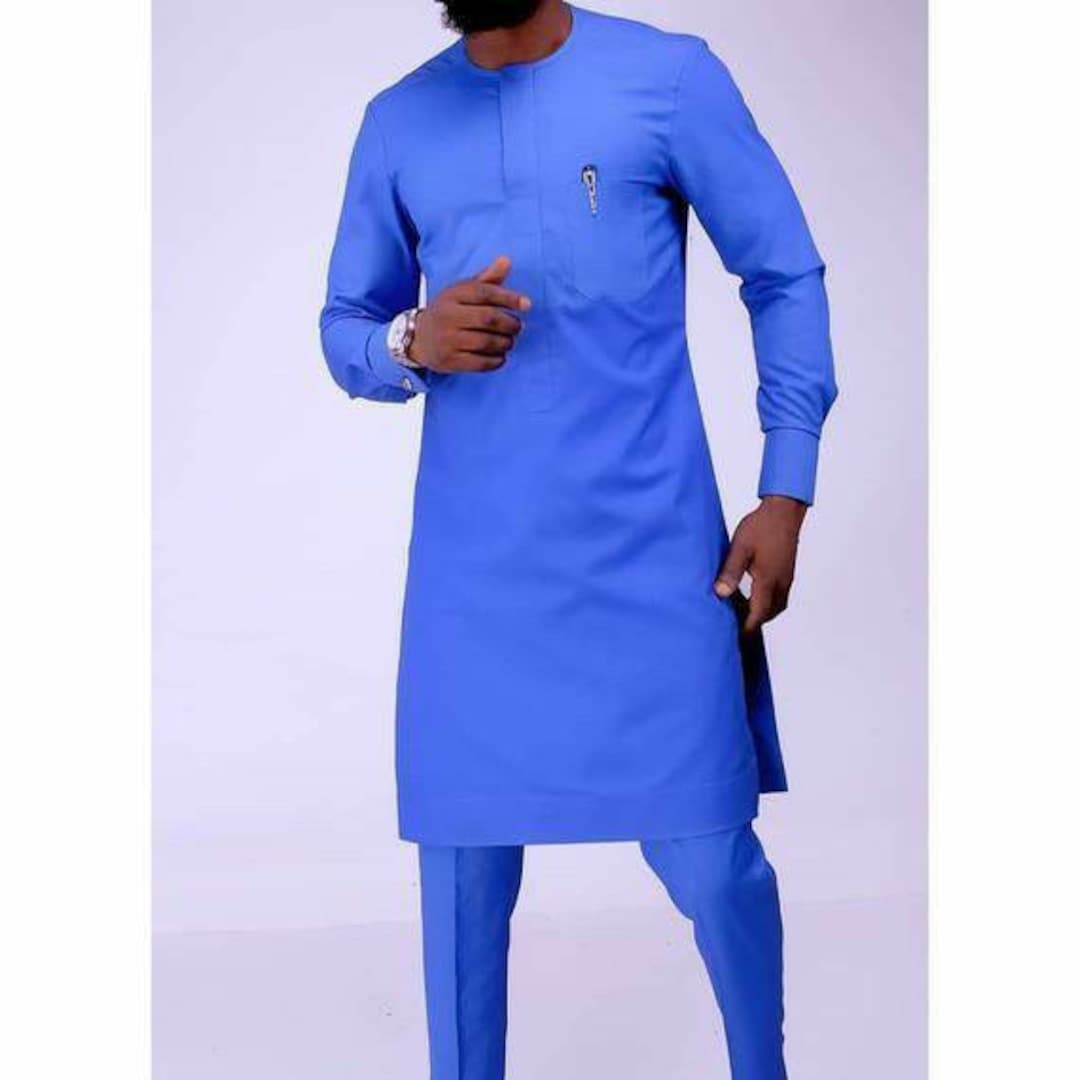 Royal Blue Suit, African Men Clothing, African Men Outfit, African Men ...