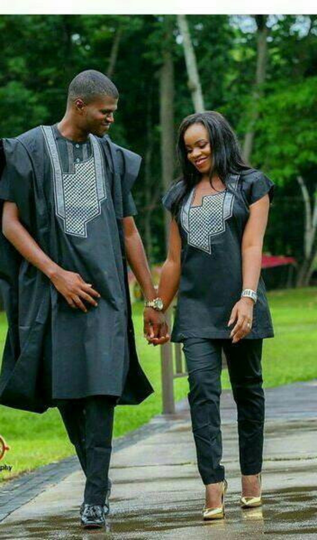 African Couples Suit, African Couples Wears, African Couple S Attire ...