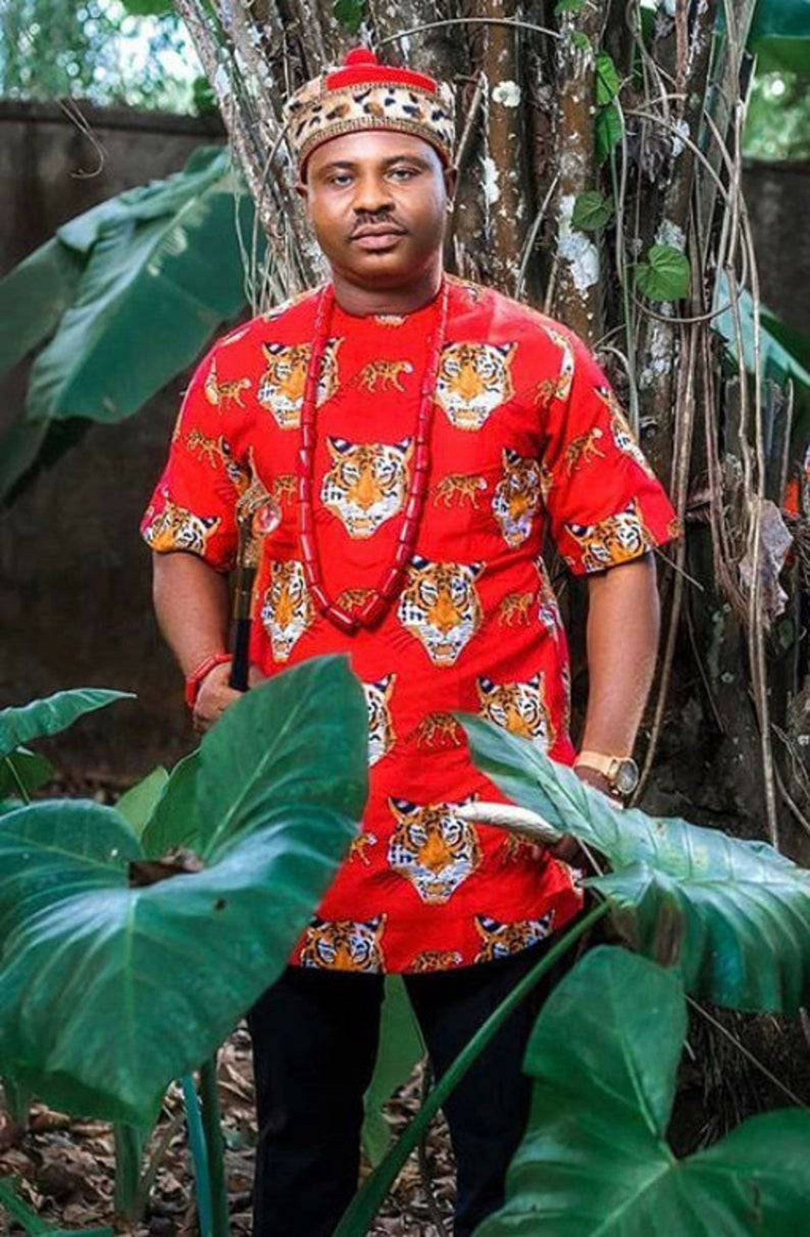 Red Isi Agu African Men Clothing African Men Suit African - Etsy