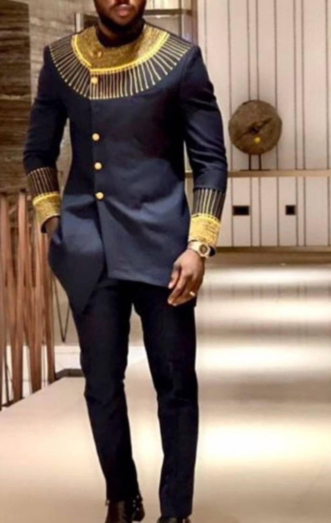 African Men Clothing African Groom Suit Africans Attire. - Etsy