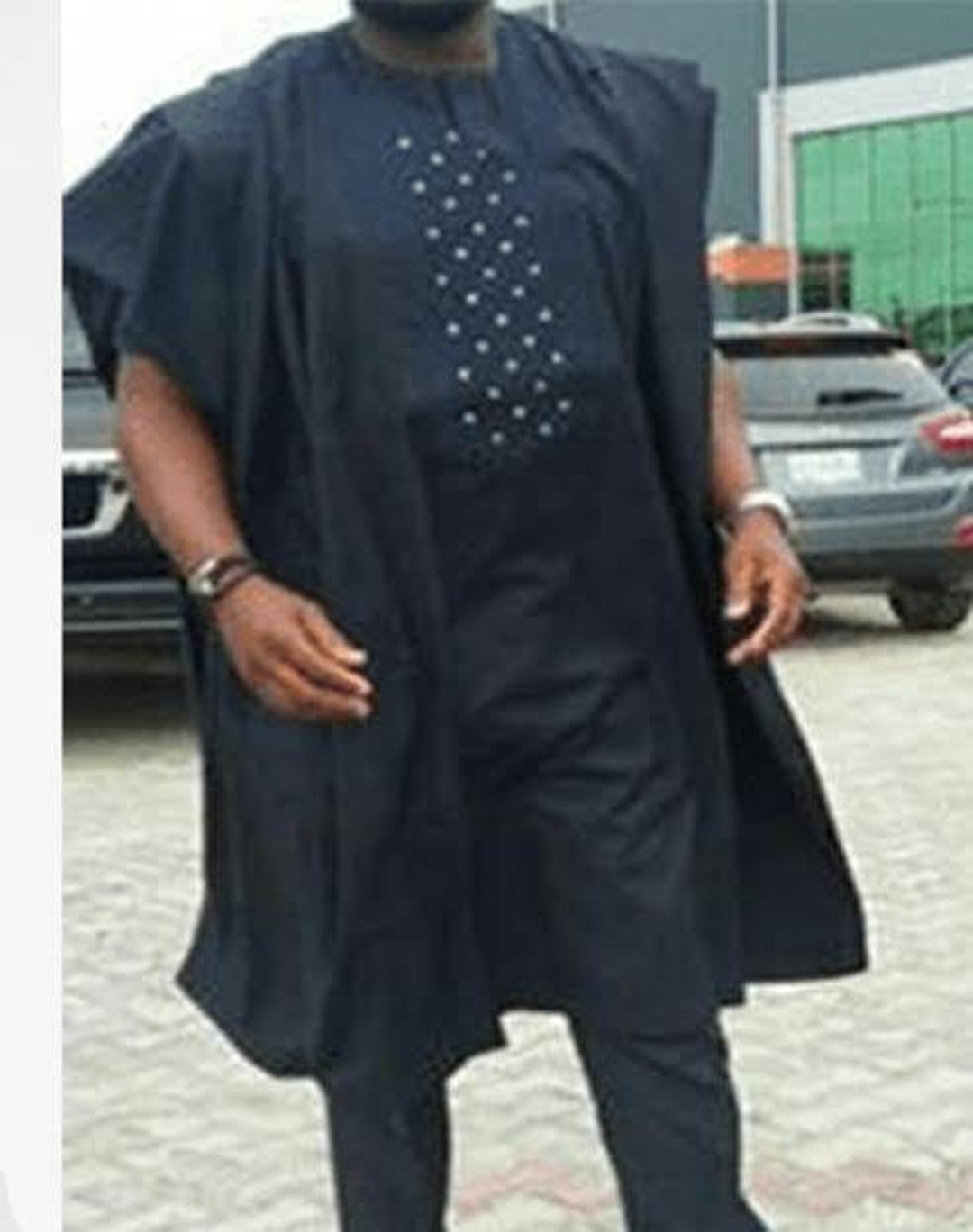 3pc African Agbada Dress, African Men's Clothing, African Attire ...