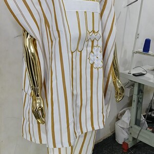 White and Gold for Men, African Men Wears, Dashiki and Buba for Men. - Etsy