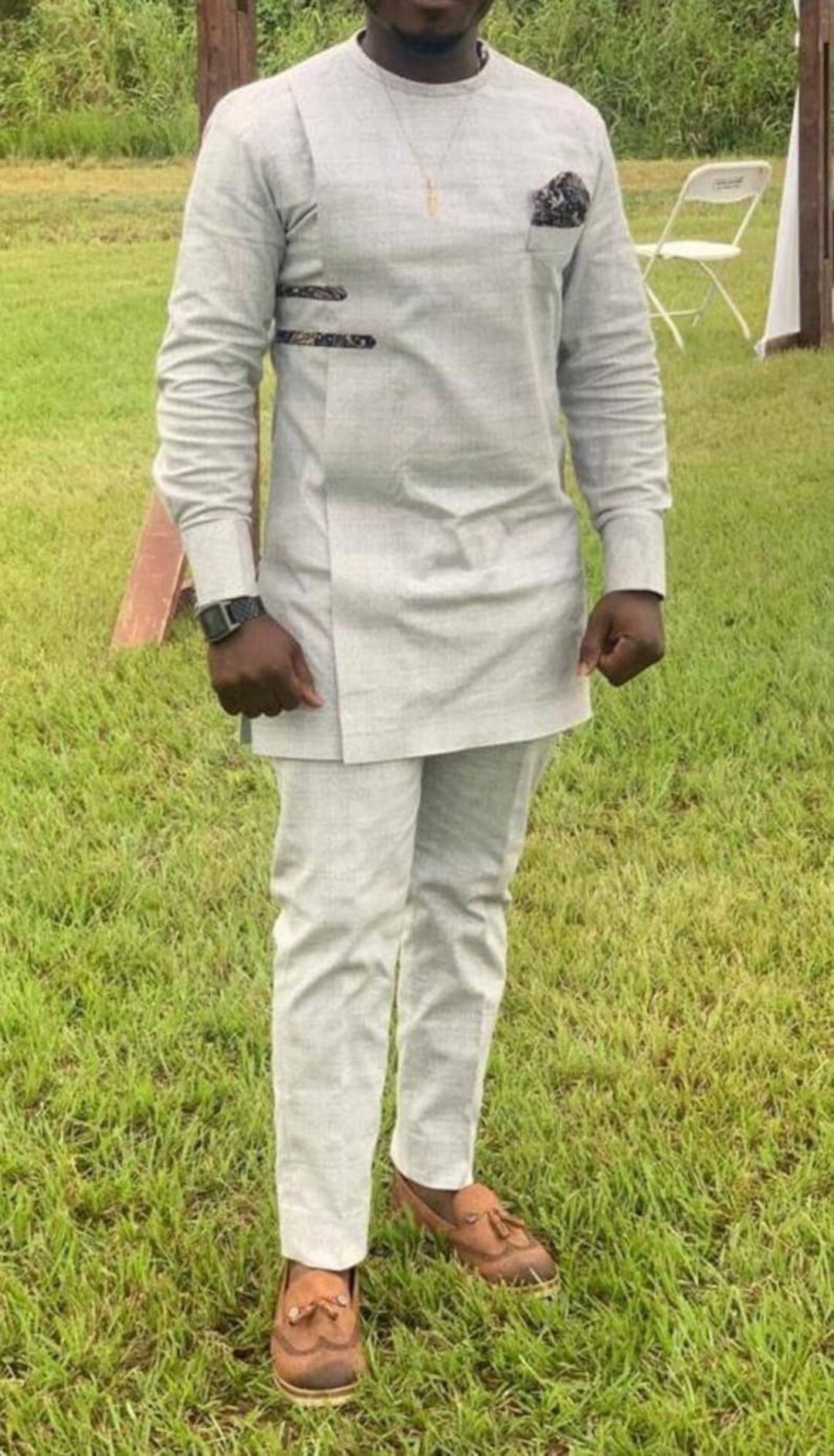 African Men Clothing, African Groom Suit, African Dashiki, African ...