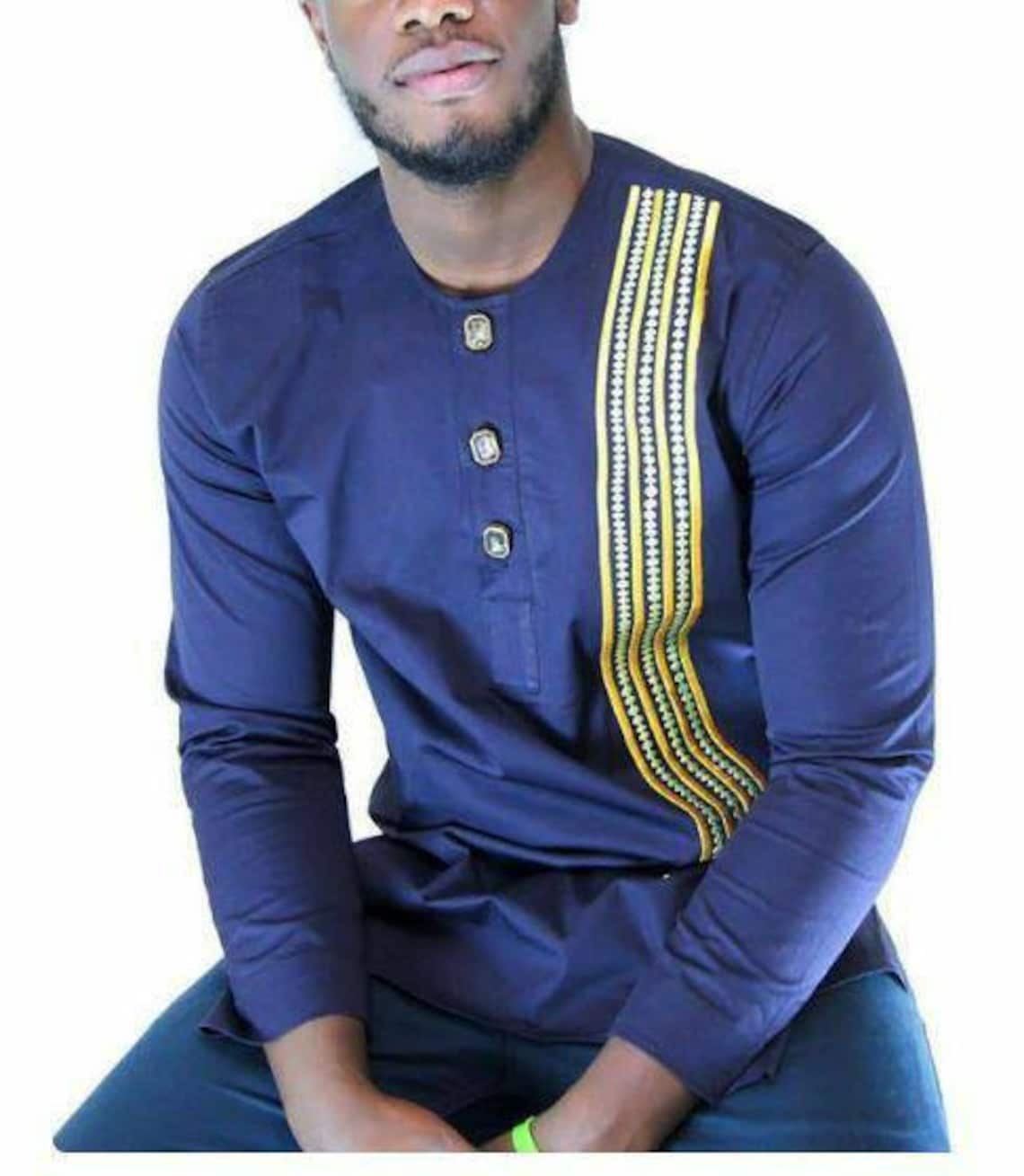 African Dashiki, African Men's Clothing, African Groom Suit, Africa Men ...