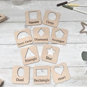 Children's Shapes Cards | First Shapes | Pre School | Resources | Early ...