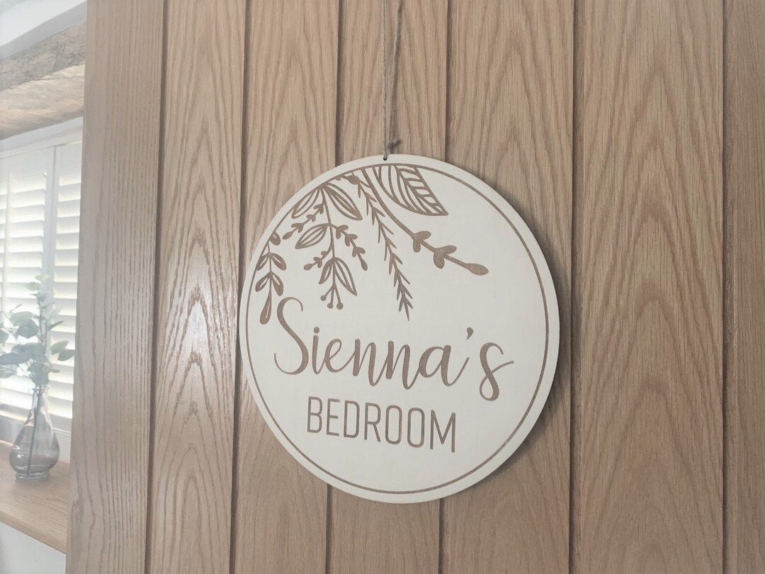 Bedroom Room Sign Kids Room Decor Teen Door Sign - Etsy