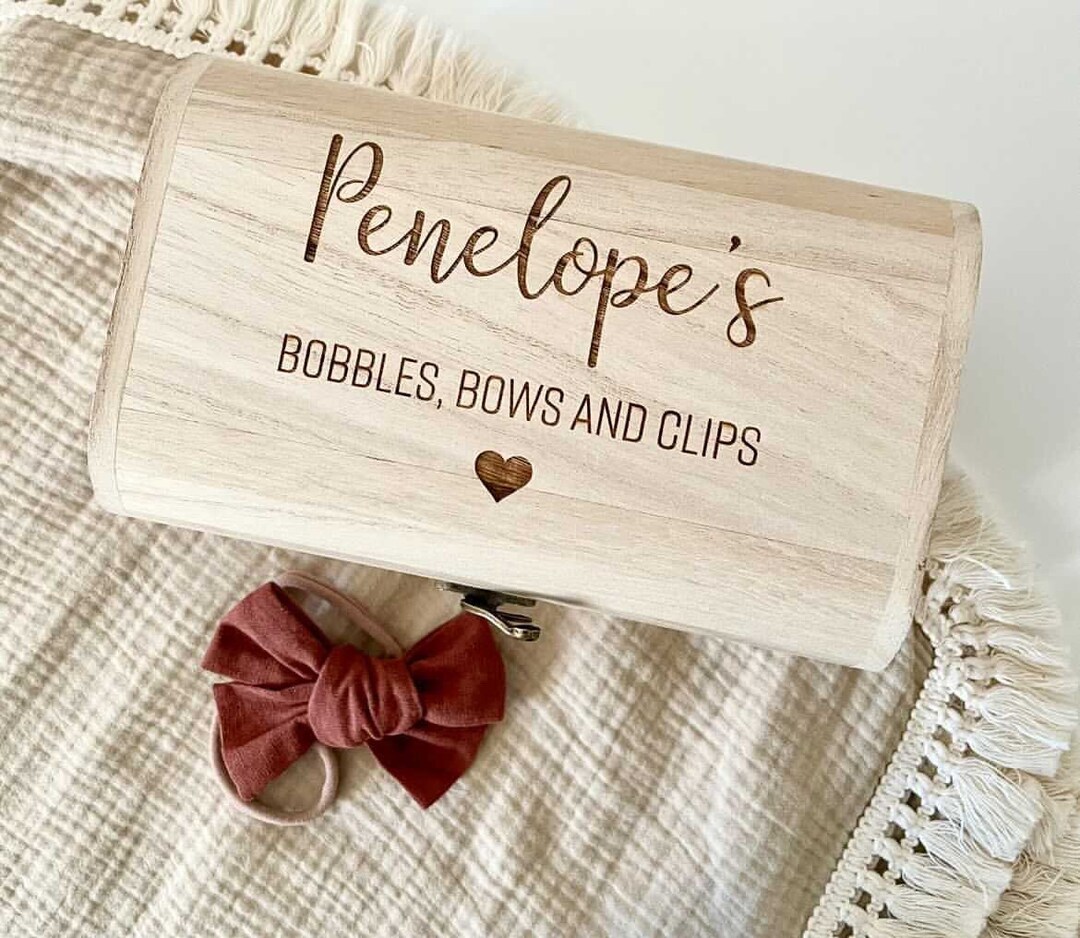 Children's Hair Bows, Bobbles, Clips | Storage Box | Keepsake ...