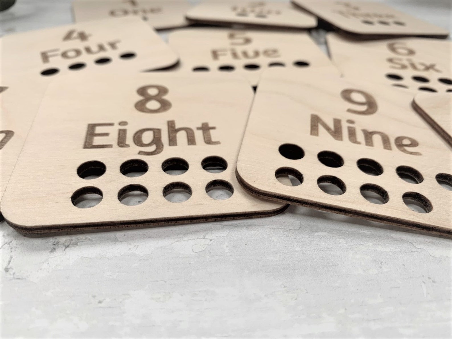 Children's Number Cards First Numbers Pre School - Etsy UK