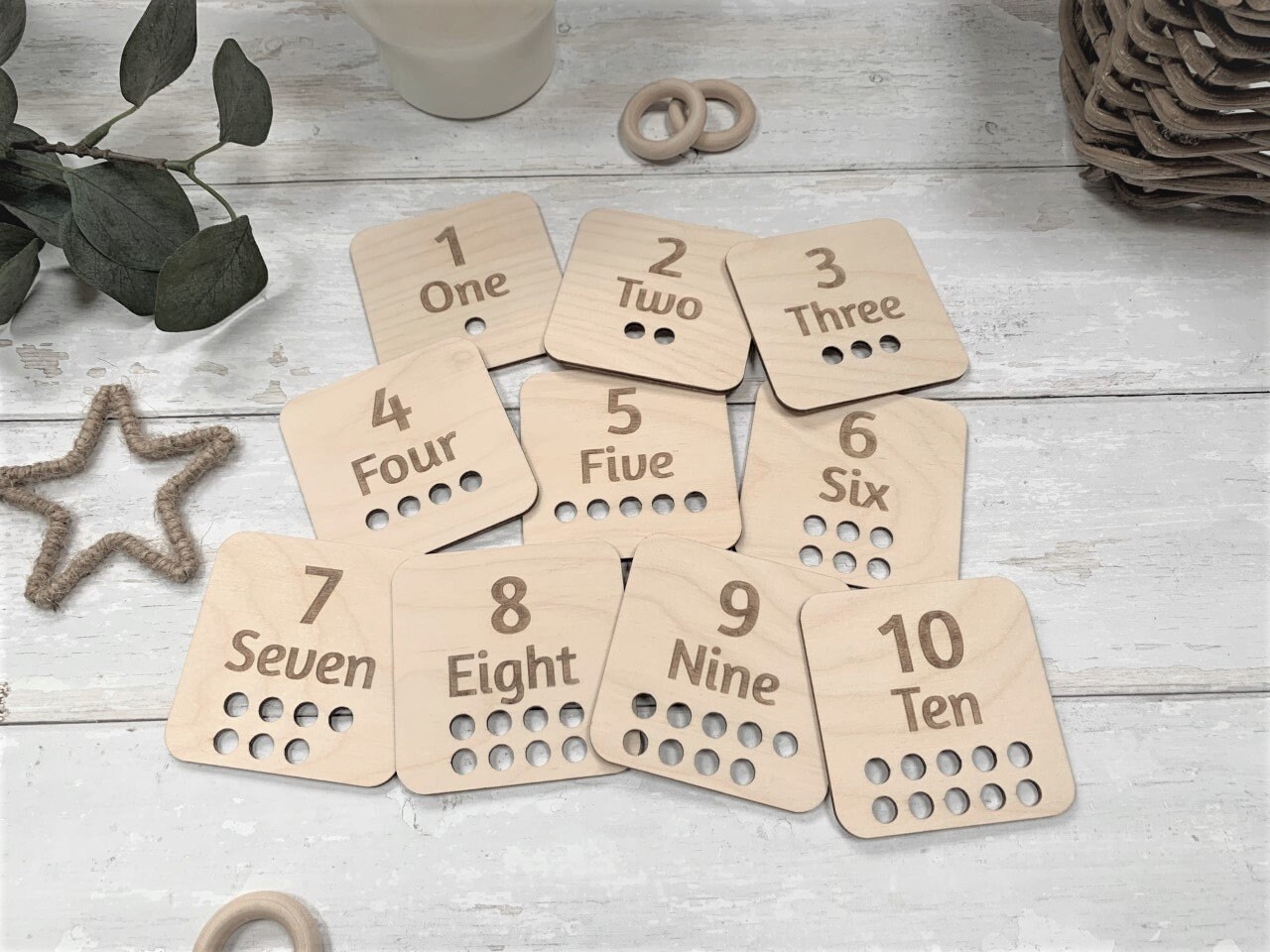 Children's Number Cards | First Numbers | Pre School | Resources ...