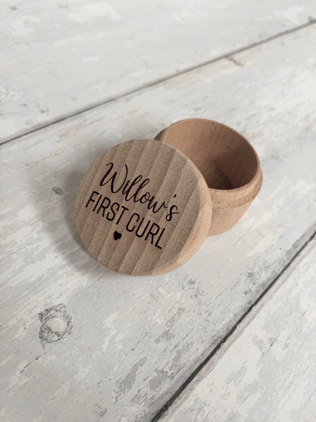 Personalised First Curl Box Keepsake Baby Hair Lock of - Etsy