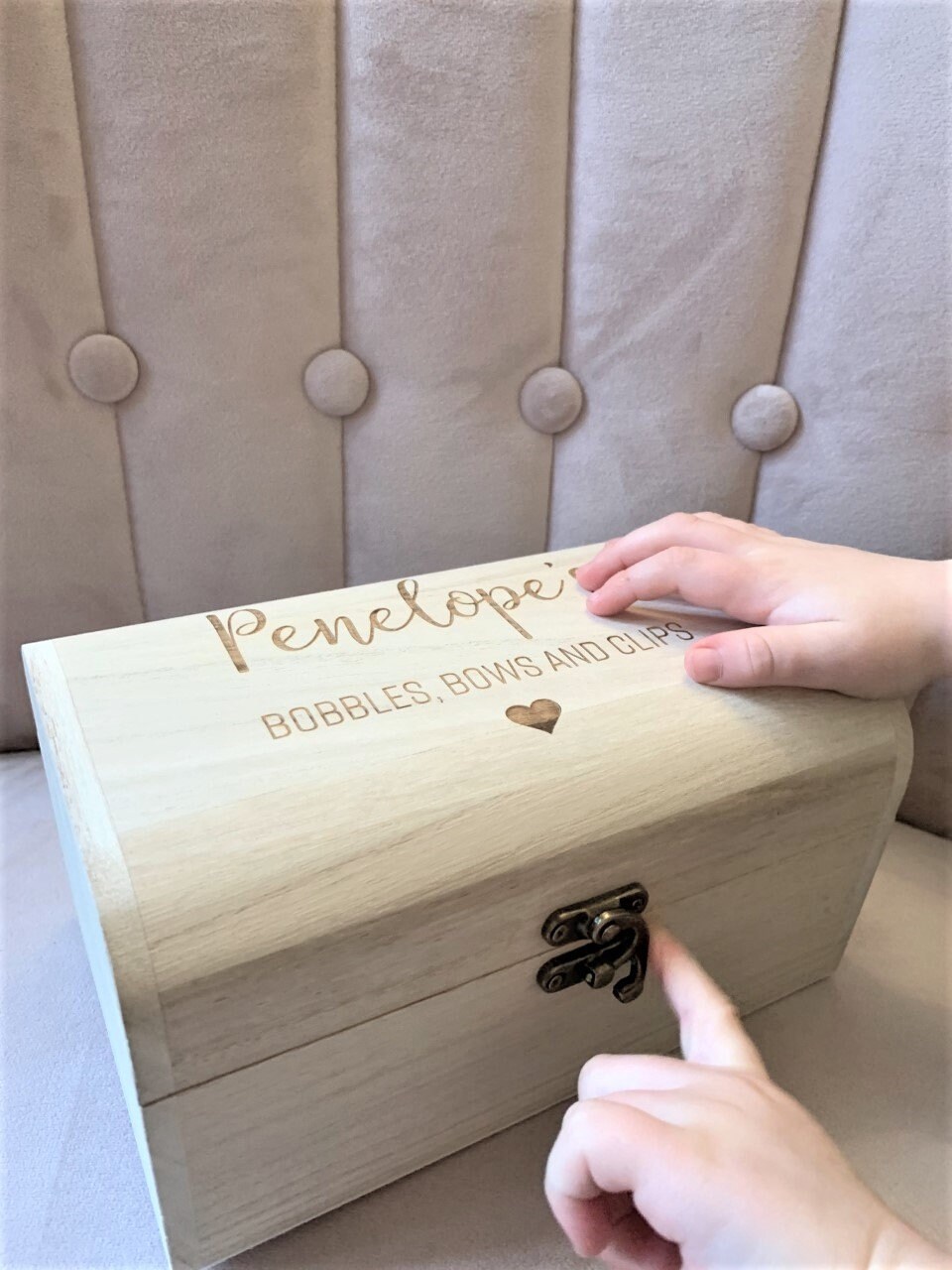 Children's Hair Bows Bobbles Clips Storage Box | Etsy UK