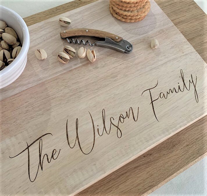Chopping Board | Personalised | Bespoke | Engraved | Wooden Kitchenware ...
