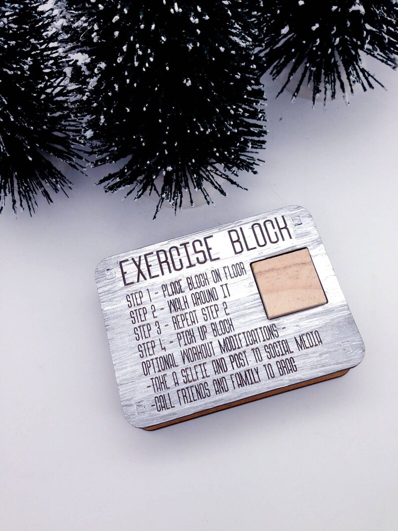Walk Around the Block Perfect Gift Give the Gift of Exercise - Etsy