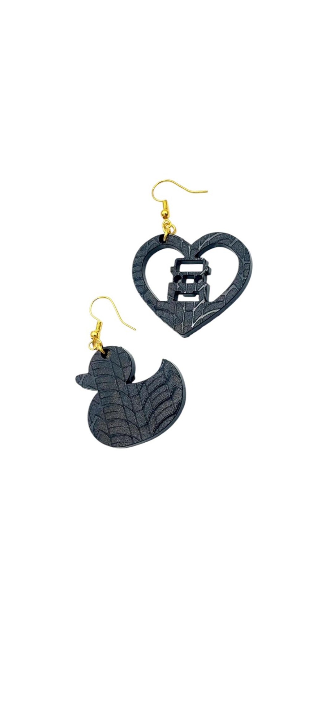 Duck Beep SUV Earrings With Tire Tread - Etsy