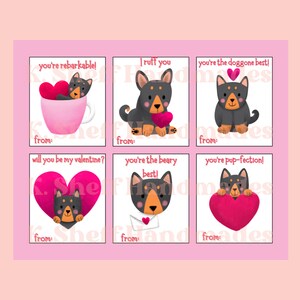 Printable Dog Valentines Day Cards - Etsy
