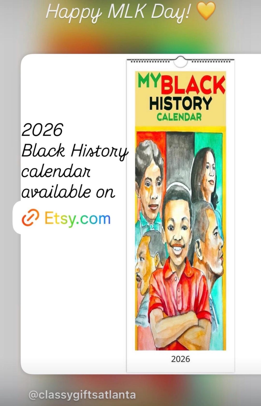 2026 Black History Wall Calendar (US & CA) - Etsy