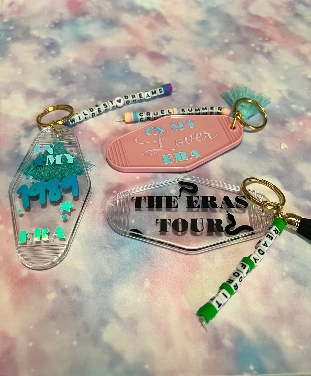 Eras Tour Motel Keychain - Etsy