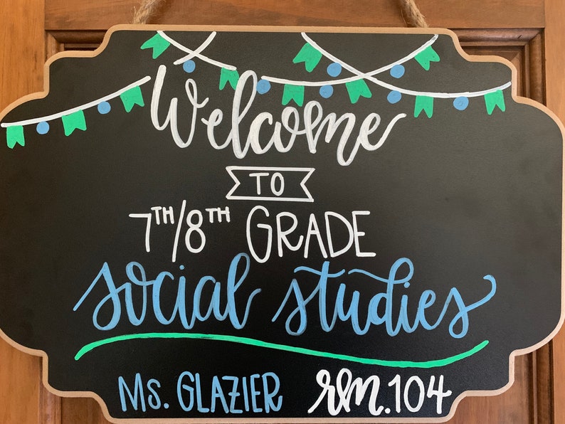Classroom Welcome Sign - Etsy