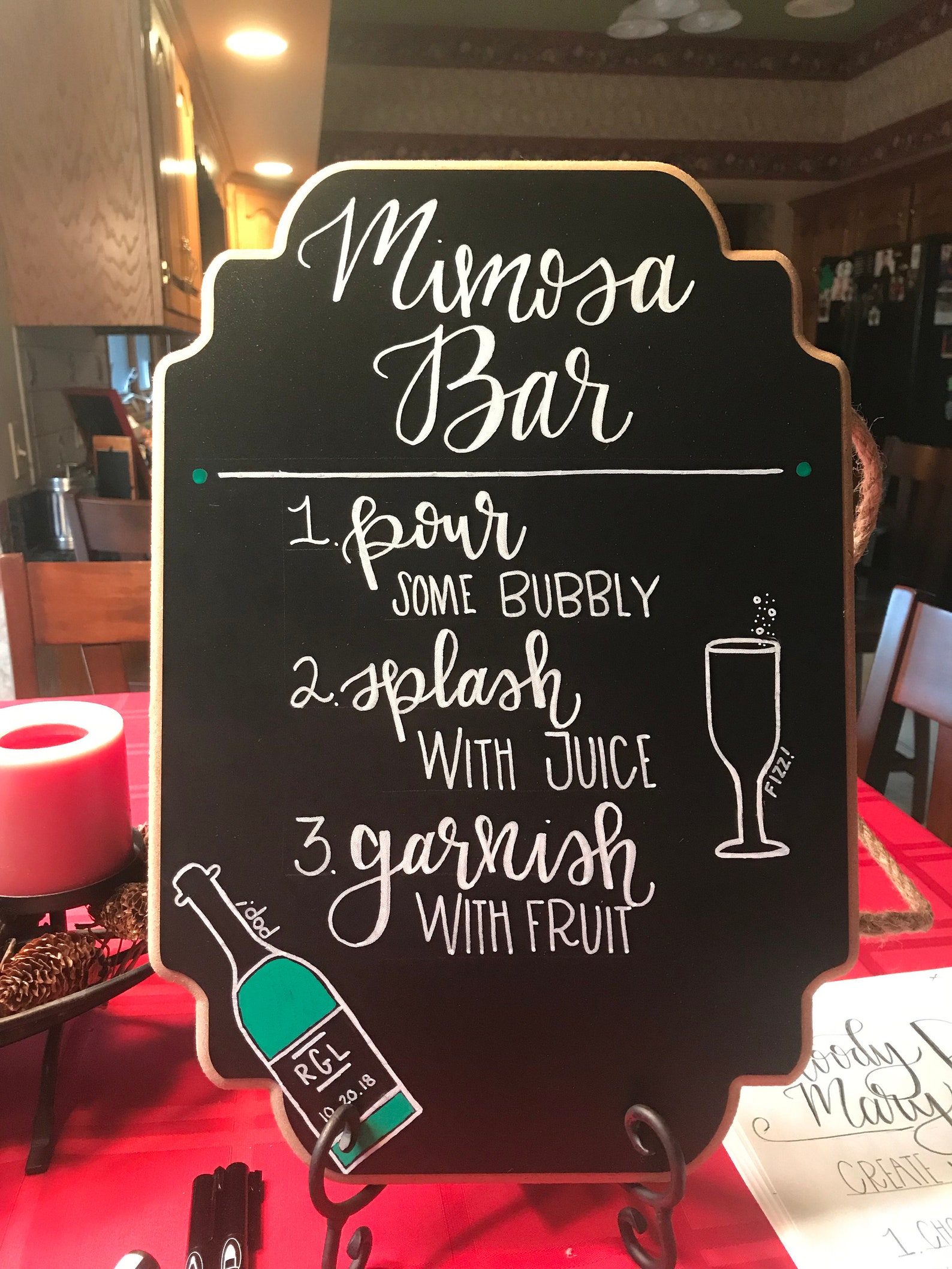 CUSTOM- Mimosa Bar Sign - Etsy