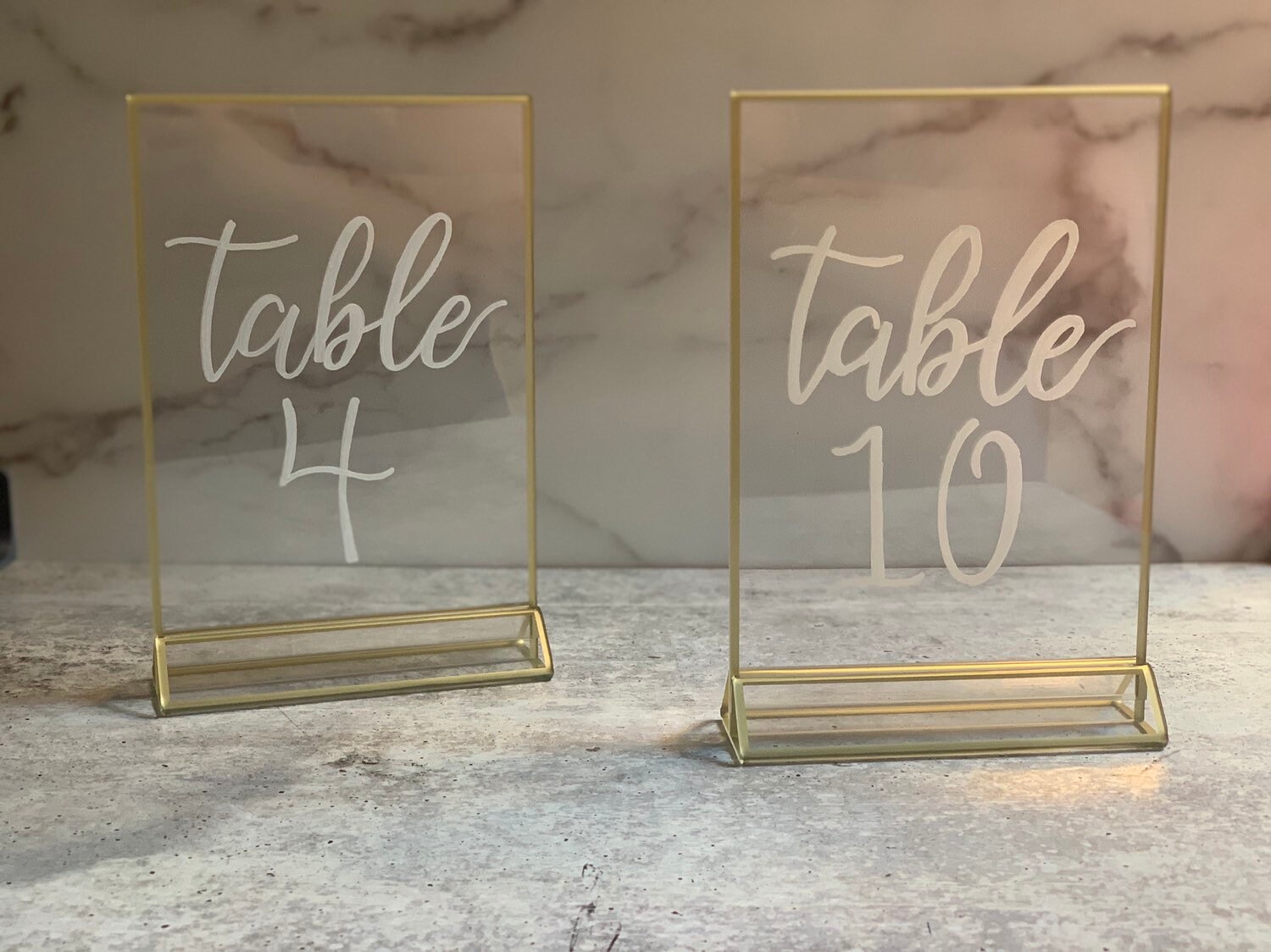 Handwritten Table Numbers - Etsy