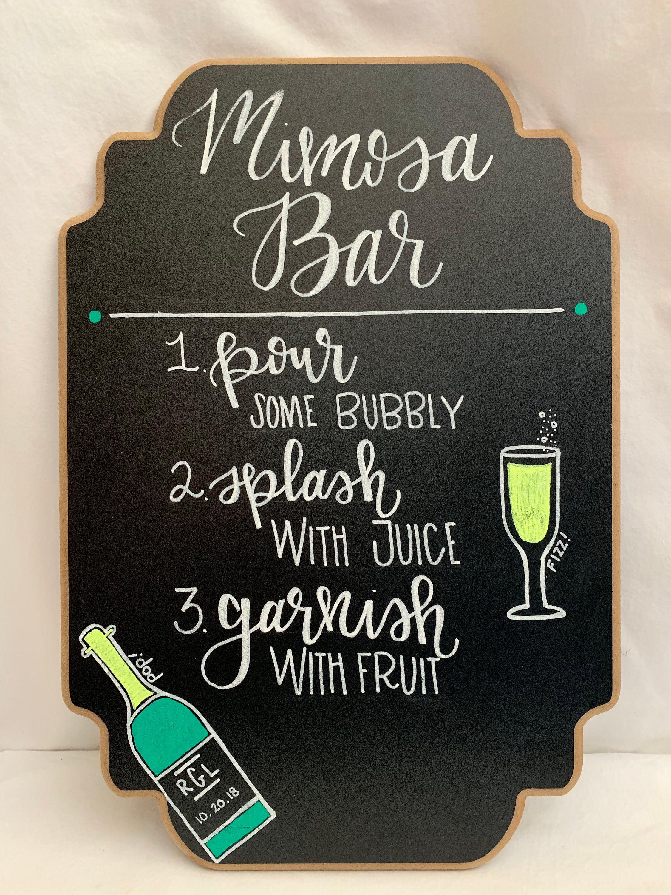 CUSTOM- Mimosa Bar Sign - Etsy