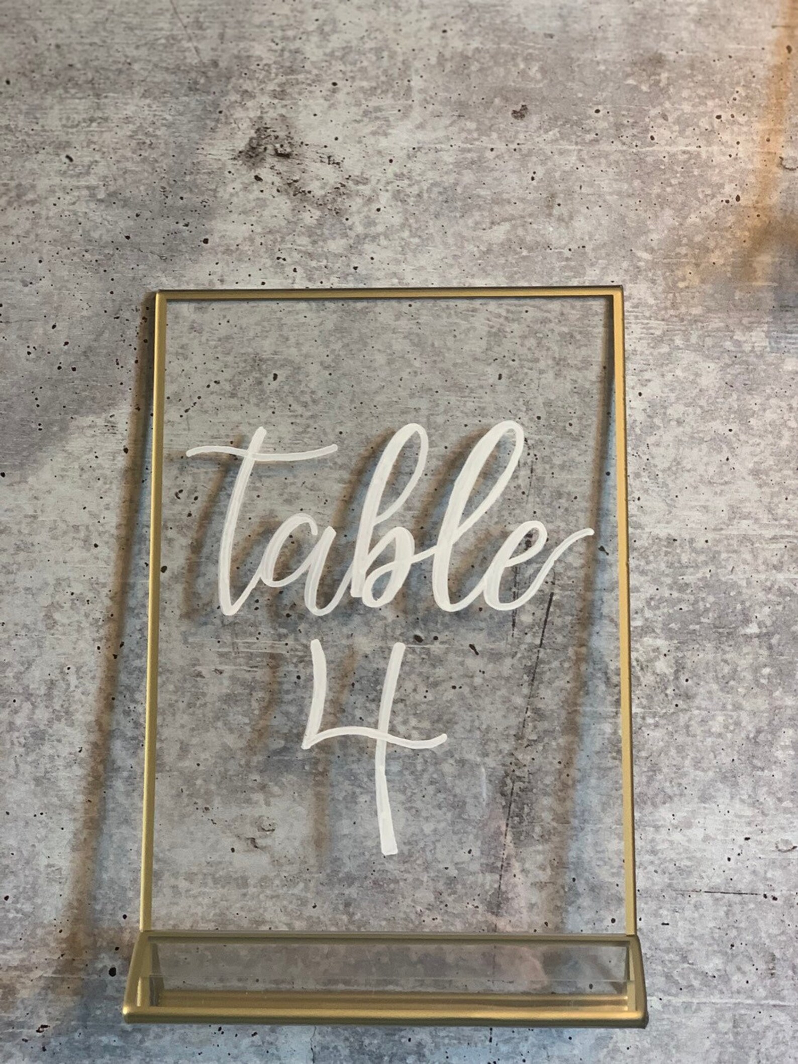 Handwritten Table Numbers - Etsy