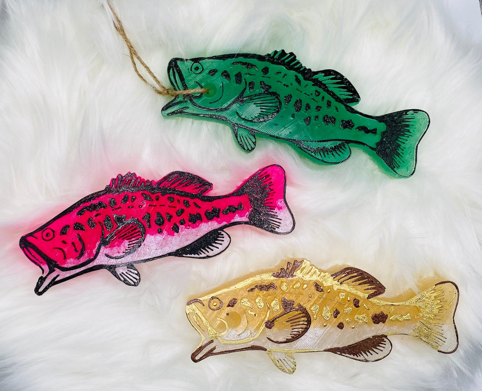 Bass Fish Car Freshieners Car Scents Bass Car Scent Car - Etsy
