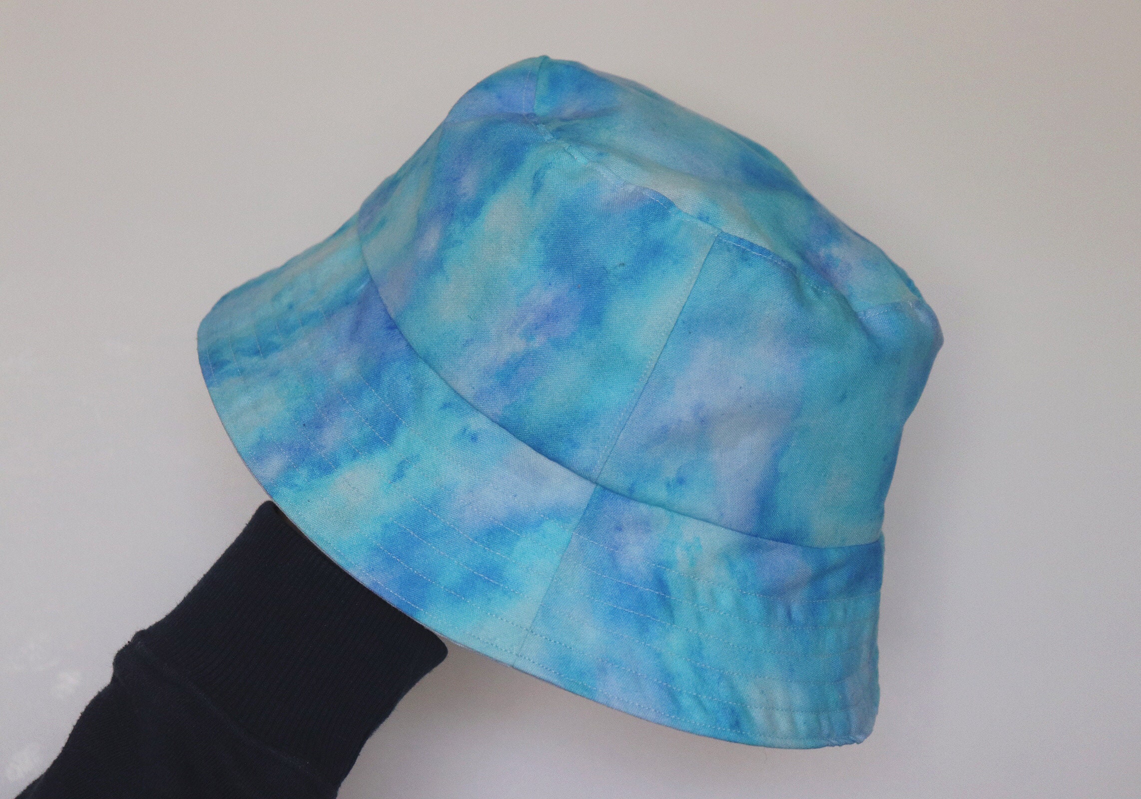 Blue Watercolor Bucket Hat / Blue Bucket Hat / Summer Accessory ...