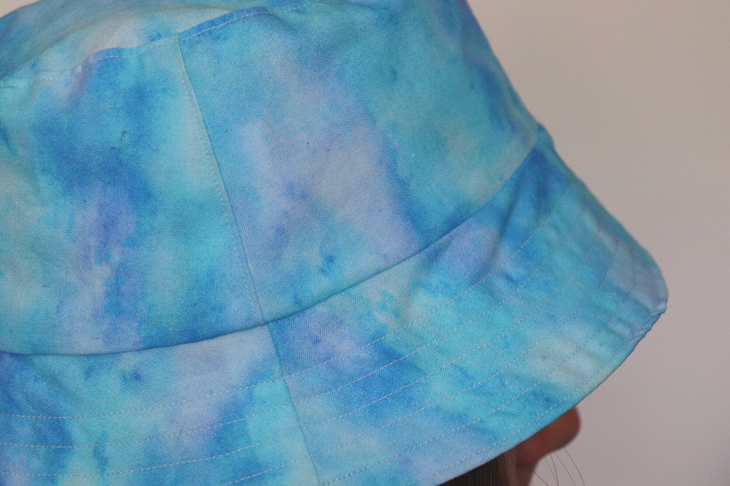 Blue Watercolor Bucket Hat / Blue Bucket Hat / Summer Accessory ...