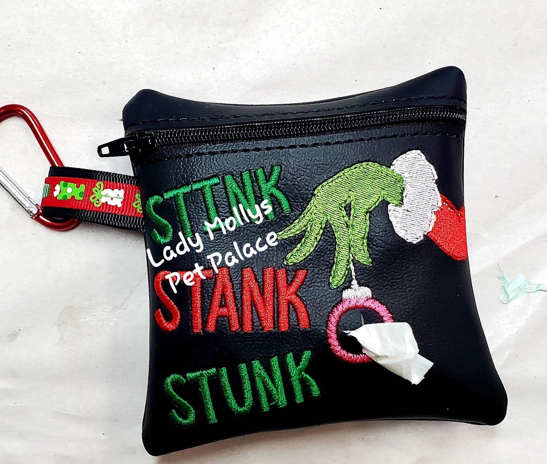 Stink Stank Stunk Doggie Poo Bag Holder, Green One Poop Bag Holder ...