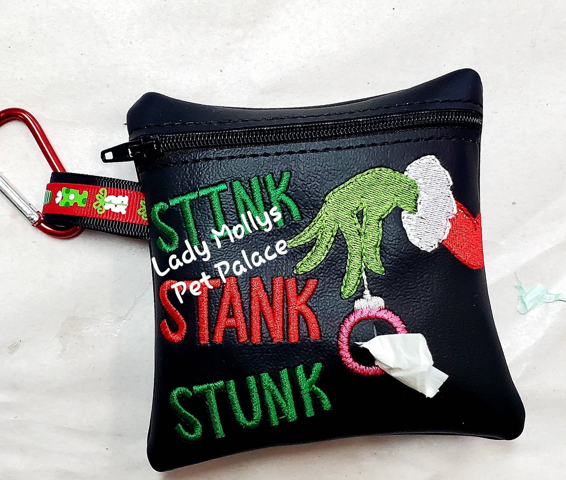 Stink Stank Stunk Doggie Poo Bag Holder, Green One Poop Bag Holder ...