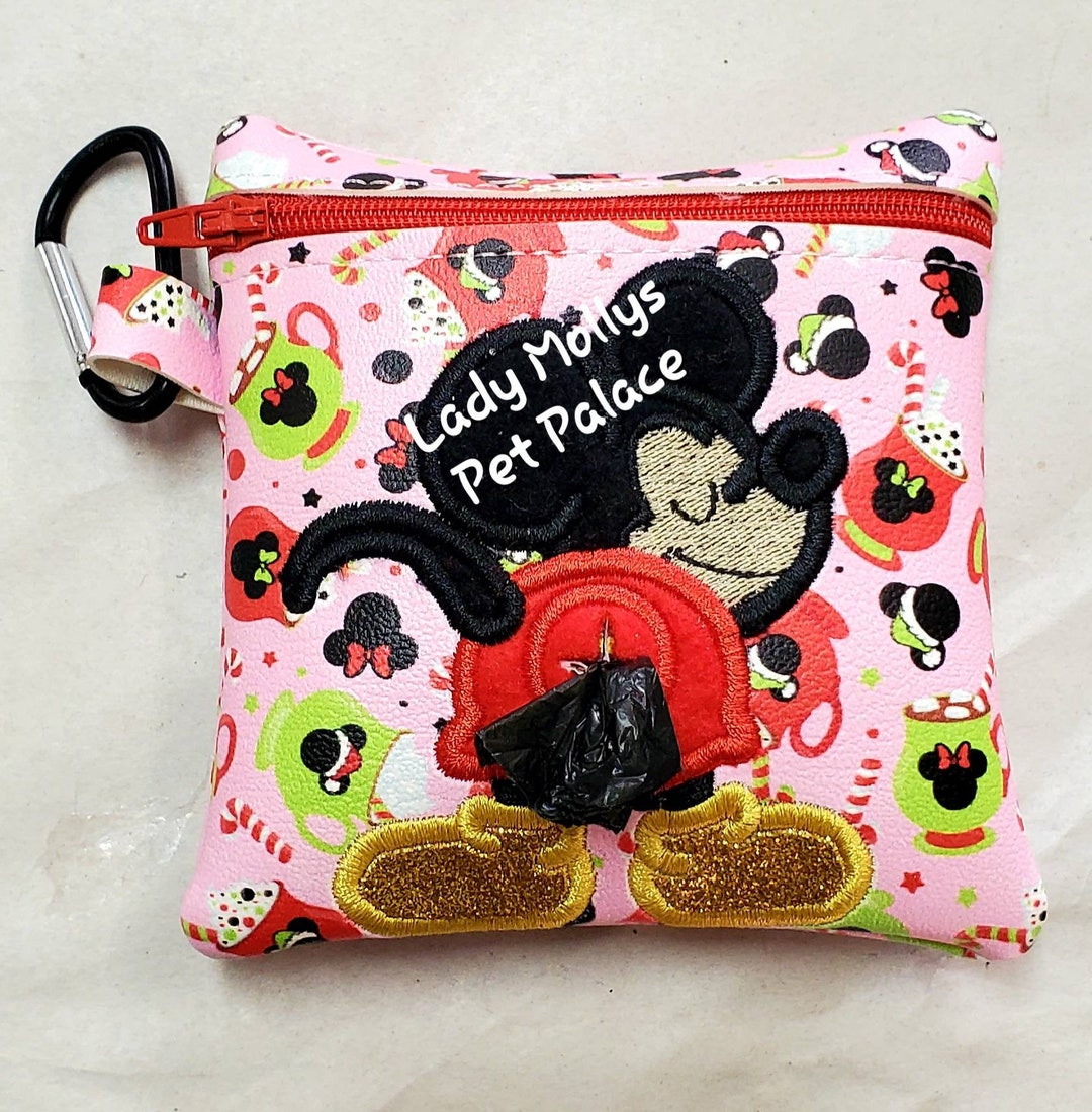 Mouse Boy and Mouse Girl Dog Poop Bag Holders, Mickey and Minnie Mouse ...