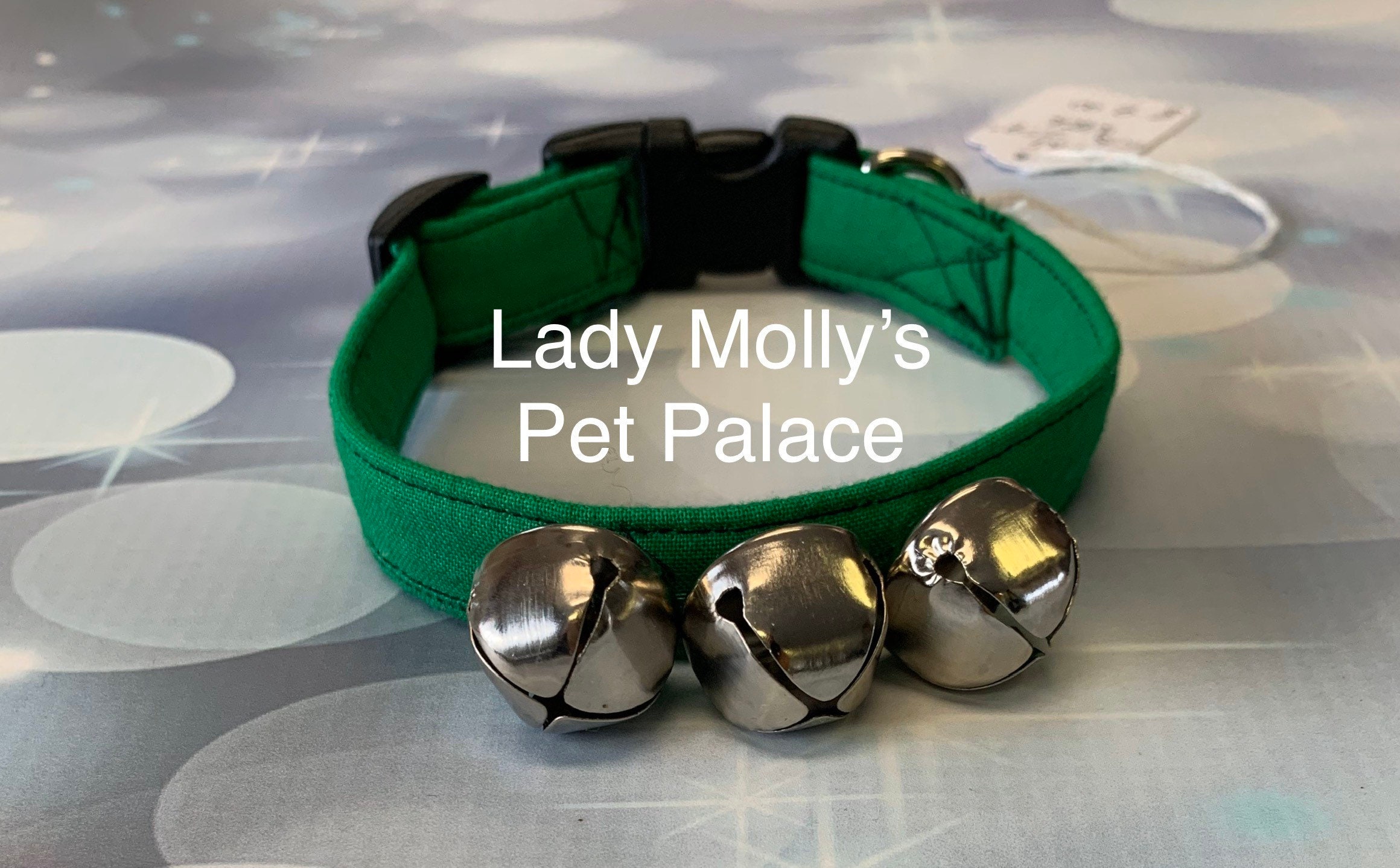 Jingle Bell Pet Collar Attached With Rivets,, Pet Collar With Bells ...