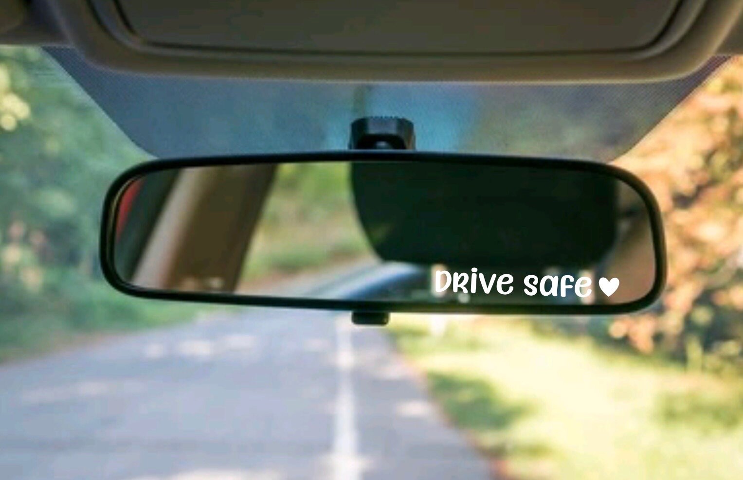 Rearview Mirror Decal Vinyl Decal for Car Windows, Laptops, Water ...