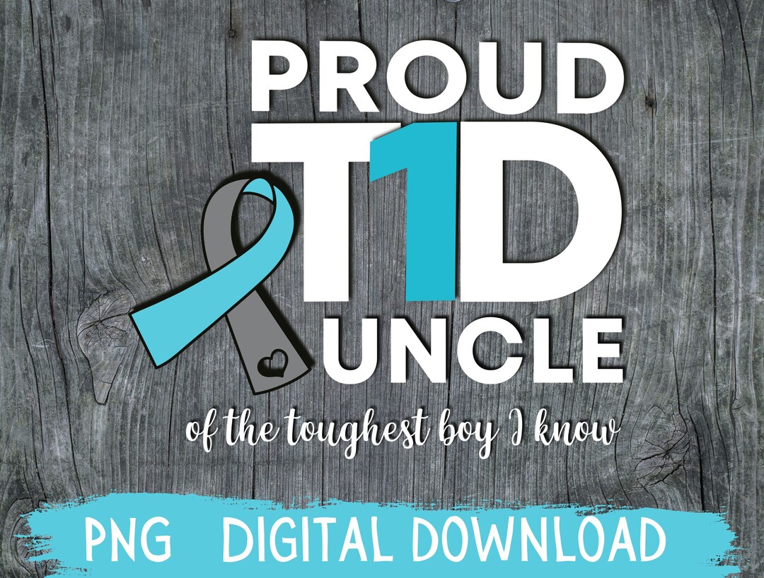Type 1 Diabetes Awareness PNG Digital Download | Hand Drawn ...