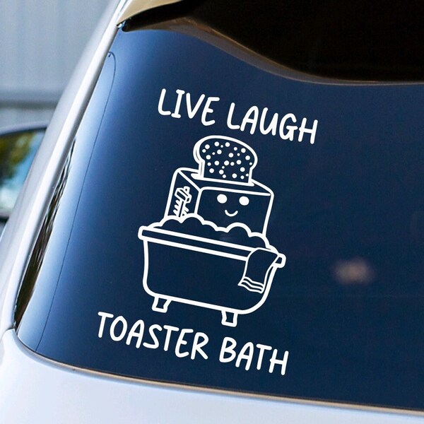 Toaster Car Decal - Etsy
