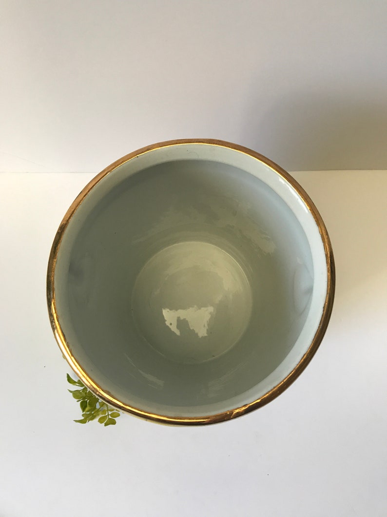 Beautiful Vintage Porcelain Wine Bucket indoor Planter - Etsy