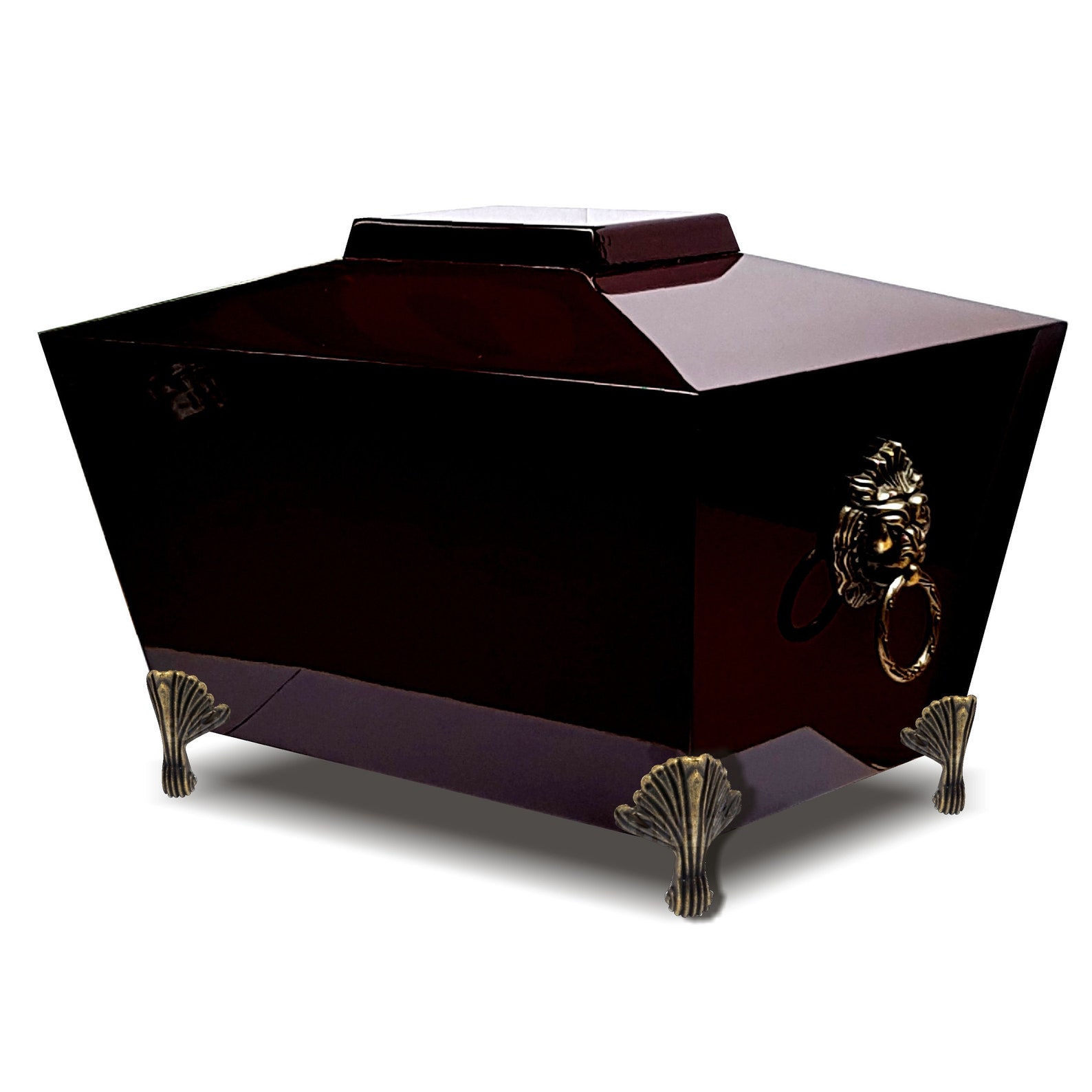 Lions Head Elegant Cremation Urn for Ashes Funeral Casket Full | Etsy UK