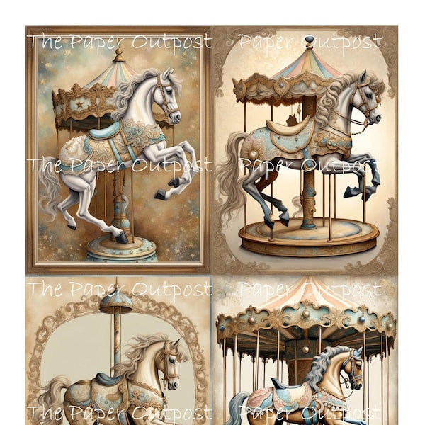Christmas Carousel - Etsy