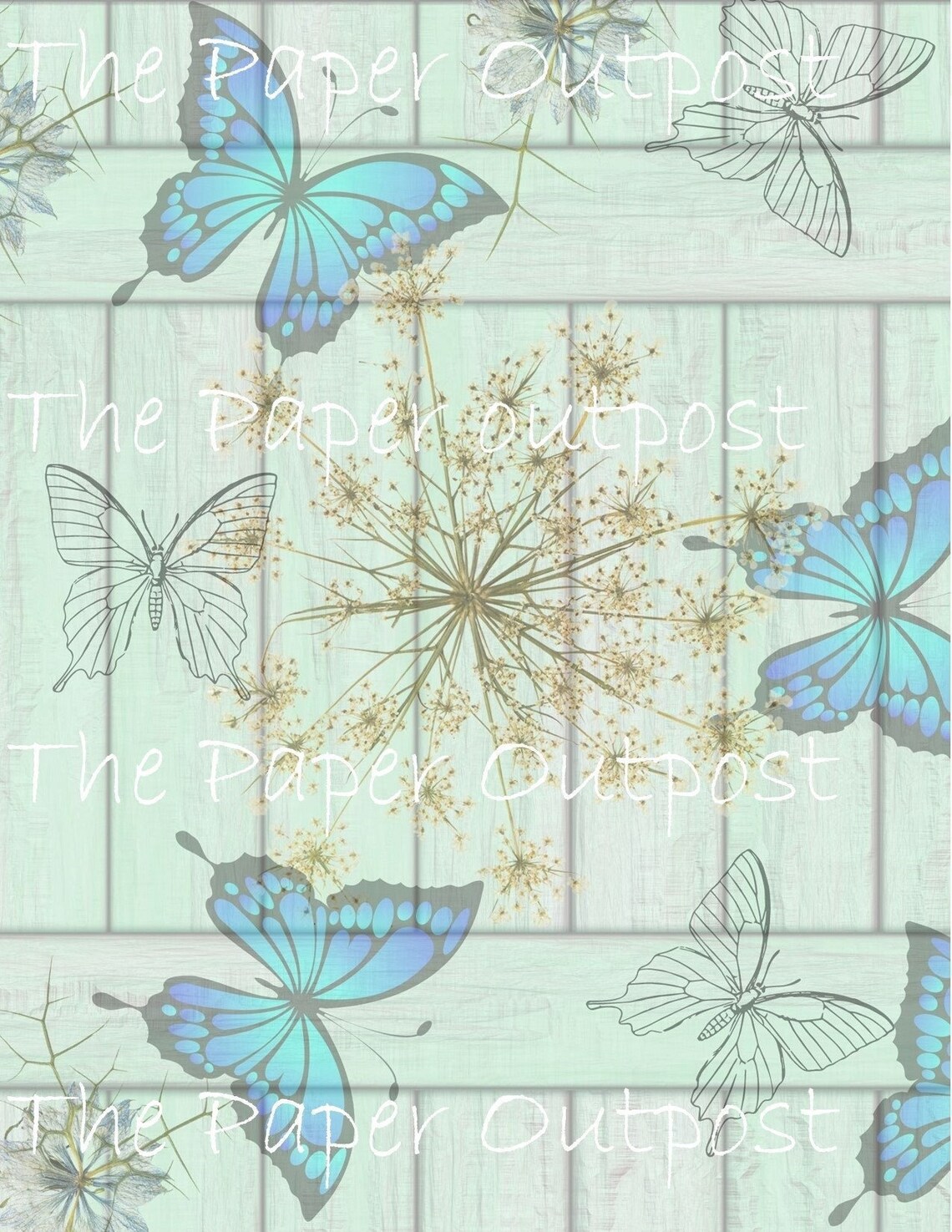 Butterfly Oasis Signature Pages Digikit Digital Printable - Etsy