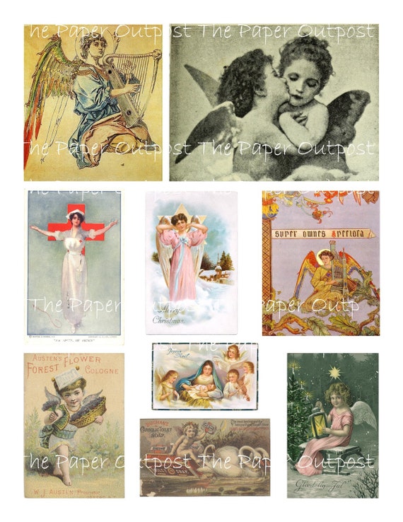 Embellishments Angel Vintage Digikit digital kit digital printable ...