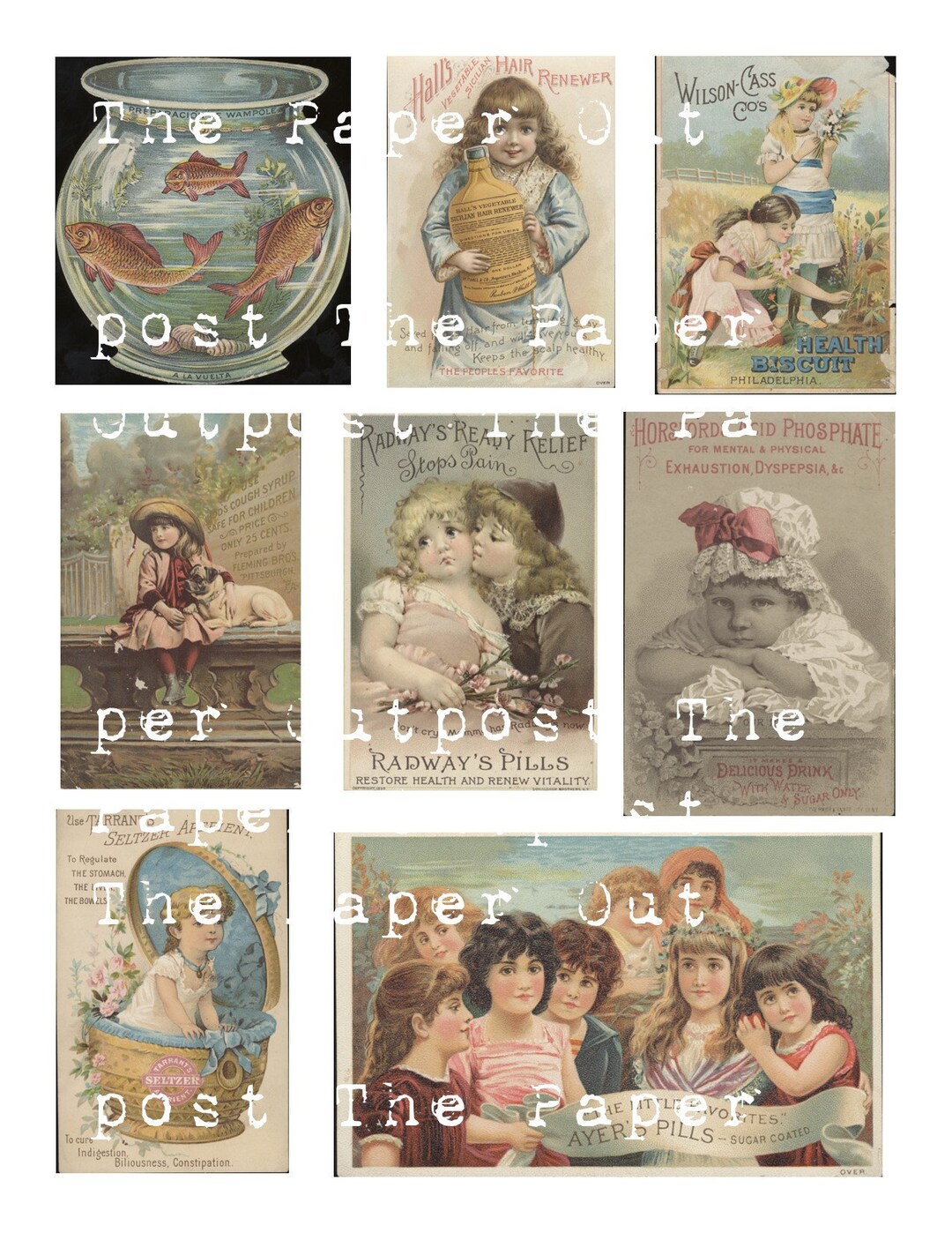 Antique Medicine Ephemera Images: Cure-alls & Tinctures (digital Kit ...