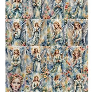 LOVING ANGEL Digikit Printable Image Angel, Angels, Angelic, Lovely ...