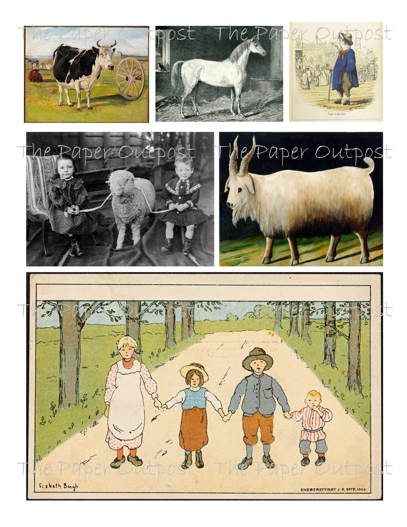 FARM LIFE Printable Digital Download Printable Image Digikit - Etsy