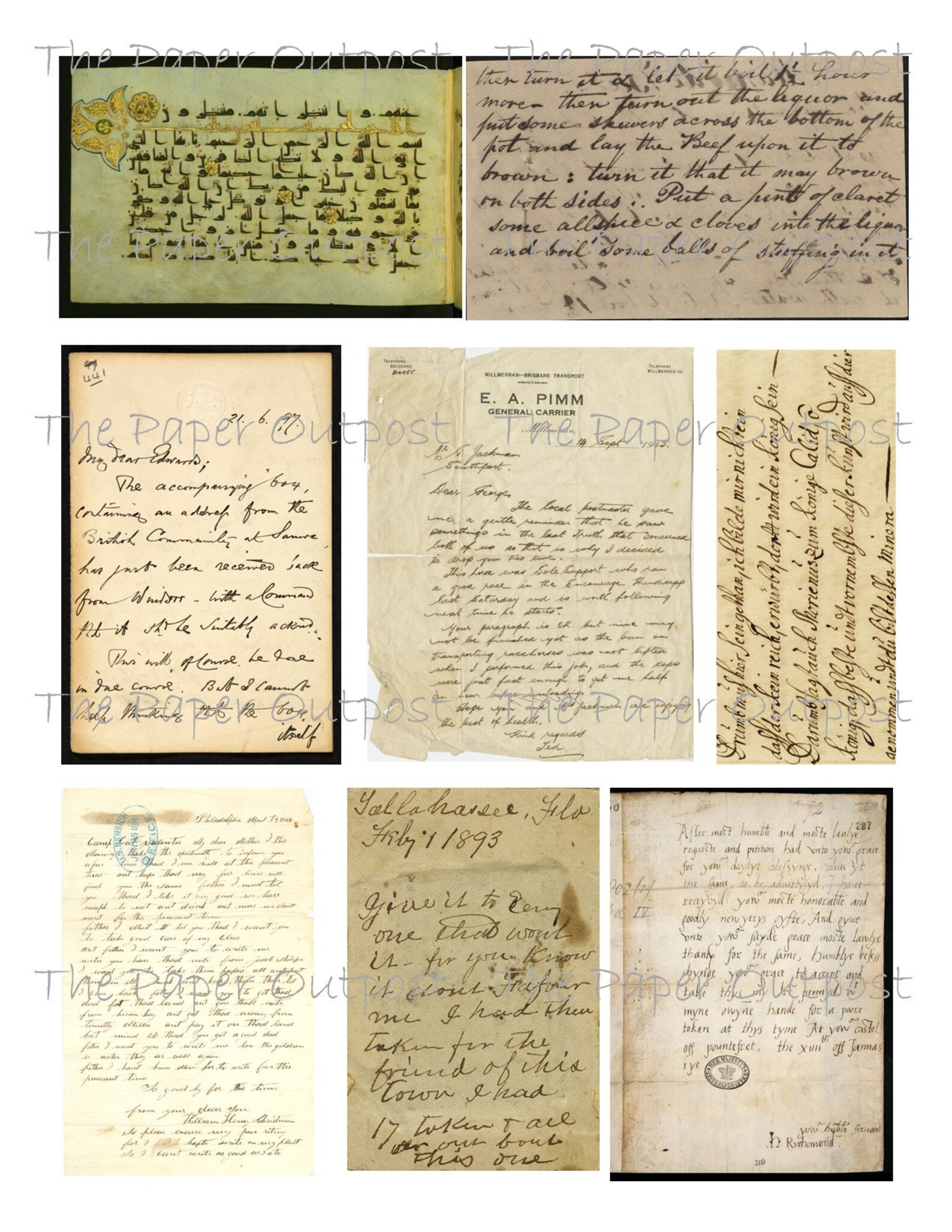 HANDWRITTEN SCRIPT Printable Digital Download Printable Image - Etsy